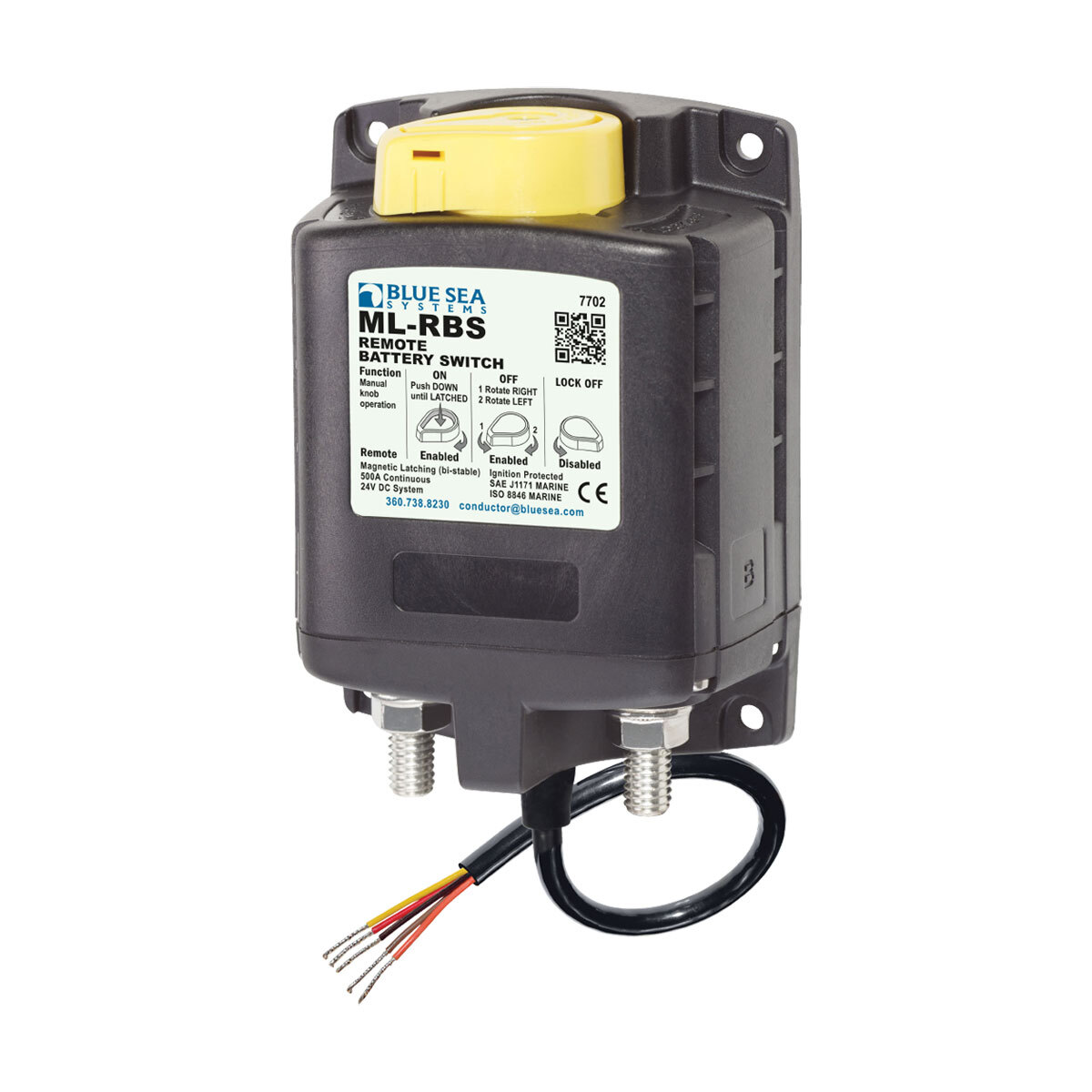 BLUE SEA SYSTEMS ML-RBS REMOTE BATTERY SWITCH BULK 12V